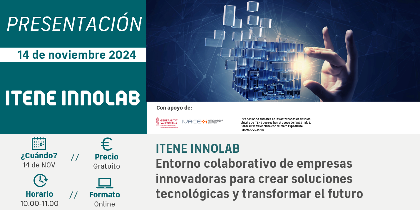 ITENE INNOLAB: Entorno colaborativo de empresas innovadoras